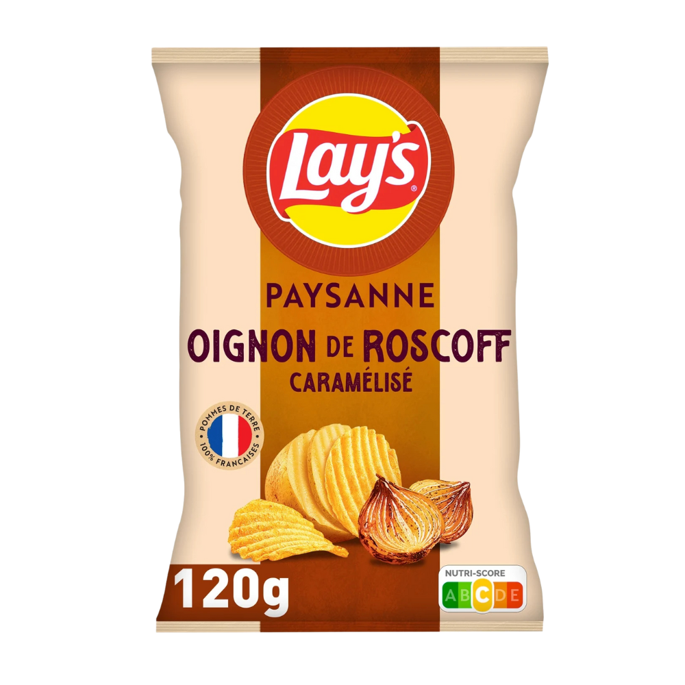 Lay's Paysanne Caramelized Roscoff Onion 24 x 120g – Planet Foods