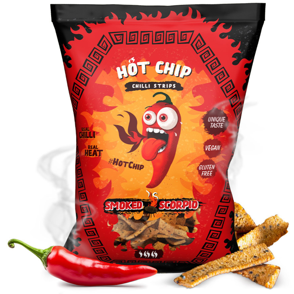 Hot Chip Strips Smoked Scorpio 20 x 80g – Planet Foods
