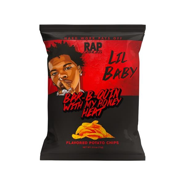 Rap Snacks Chips Lil Baby BBQ & Honey 12 x 71g – Planet Foods