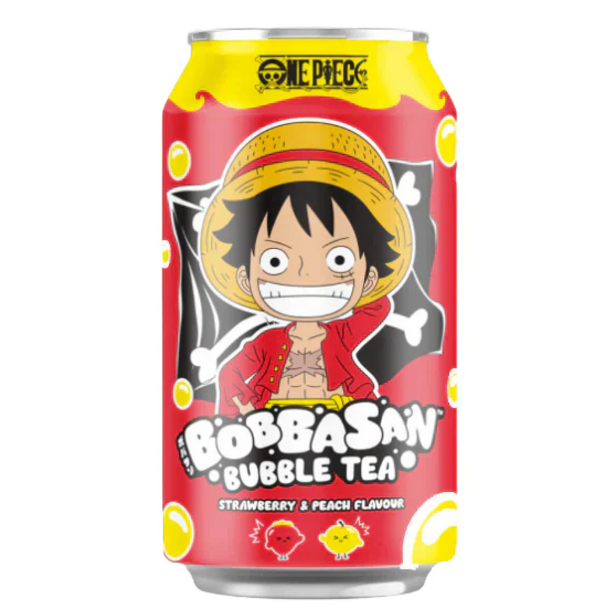 Luffy Bubble Tea Peach & Strawberry 24 x 320ml – Planet Foods