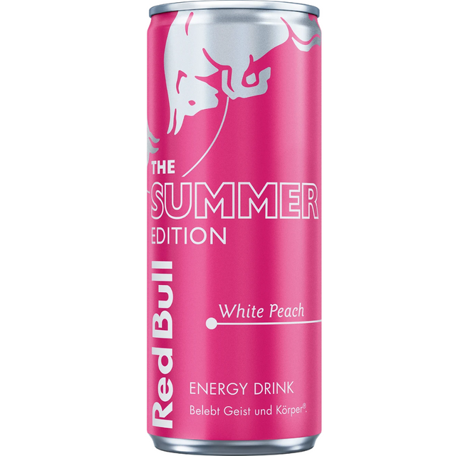 Red Bull Energy Drink The Summer Edition White Peach 24 x 250ml ...