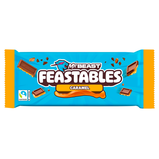 Mr Beast Feastables Chocolate Caramel 10 x 60g – Planet Foods