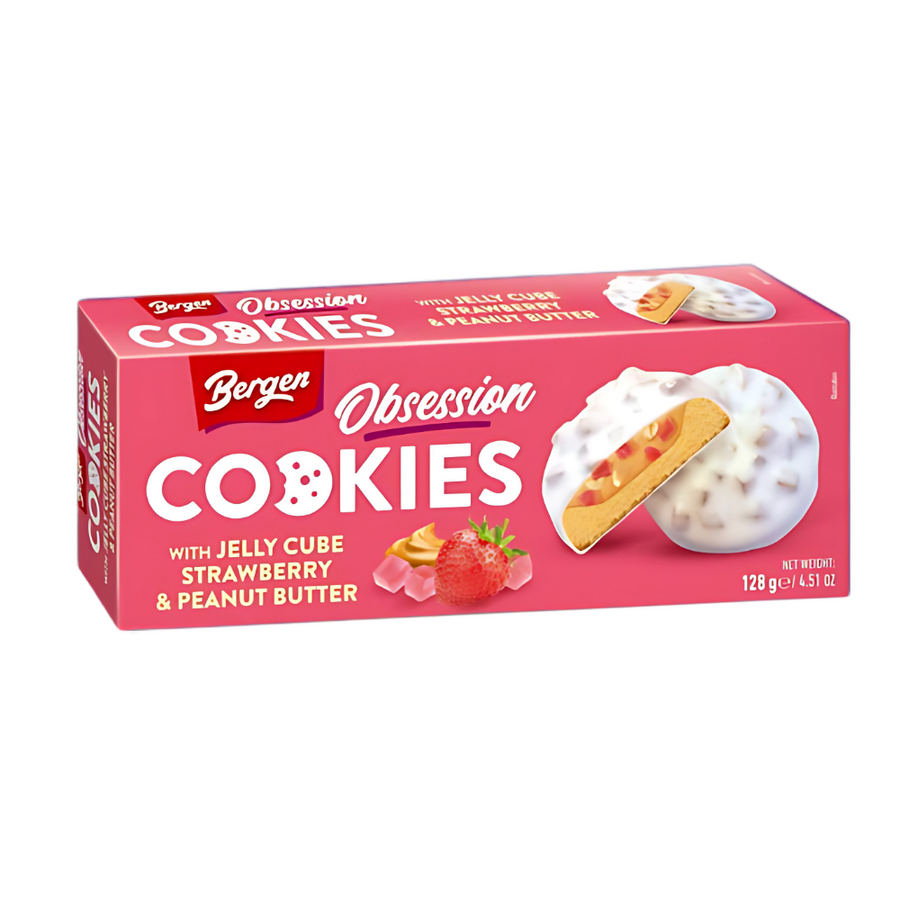 Bergen Cookies Jelly Cube Strawberry & Peanut Butter – Planet Foods