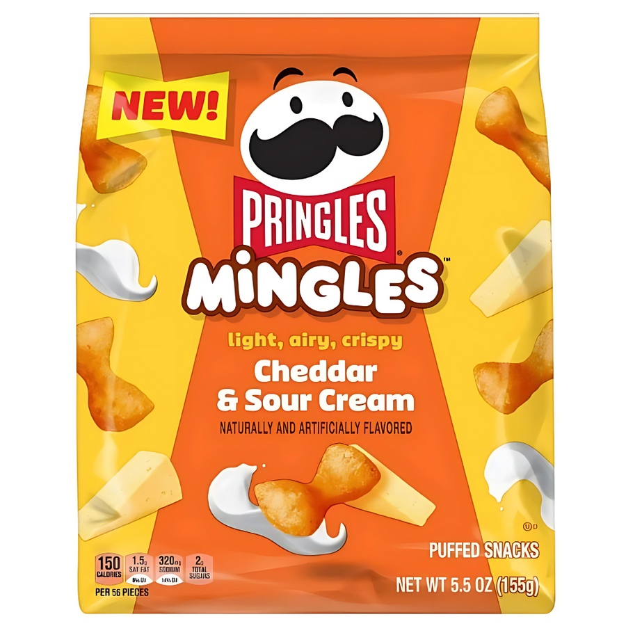 Pringles Mingles Cheddar & Sour Cream 6 x 155g – Planet Foods