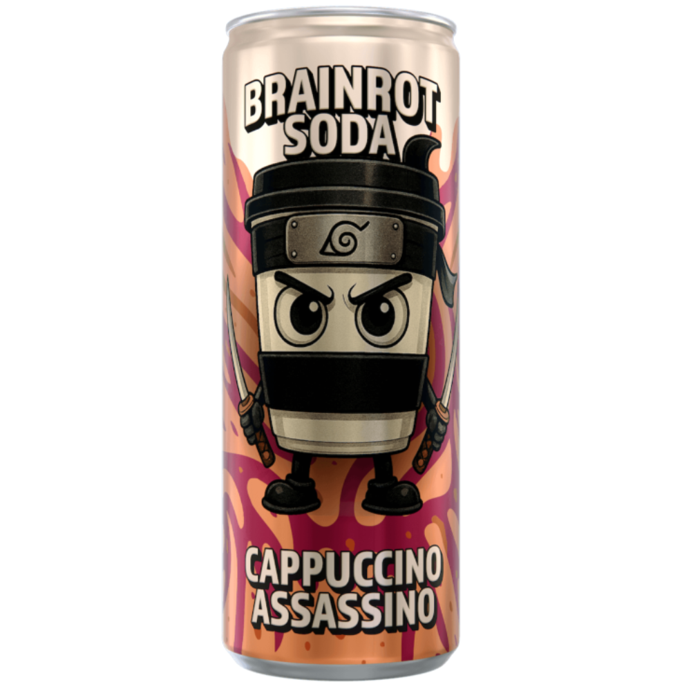 Brainrot Soda Cappuccino Assassino 24 x 250ml – Planet Foods
