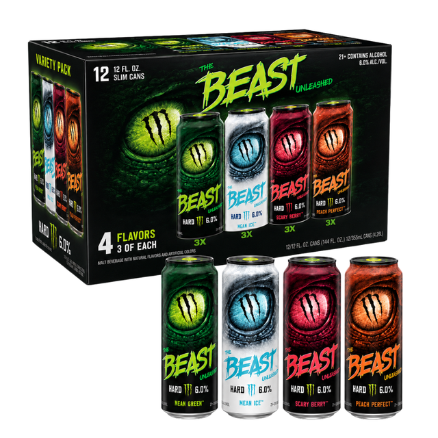Monster Beast Variety Pack 12 x 355ml 6% – Planet Foods