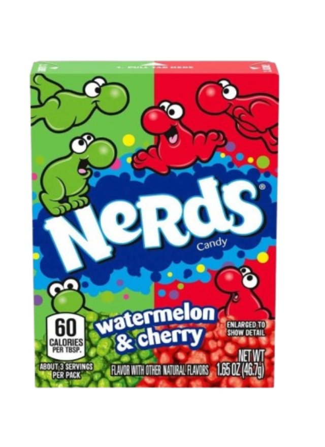 Wonka Nerds Watermelon Cherry Small 36 x 46.7g – Planet Foods