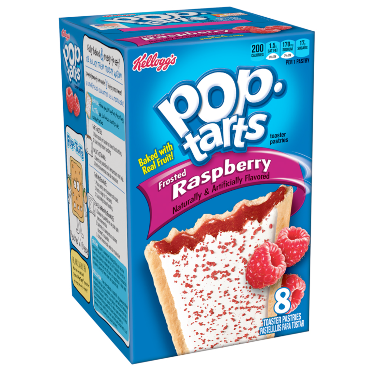 Kellogg's Pop Tarts Frosted Raspberry 12 x 384g – Planet Foods