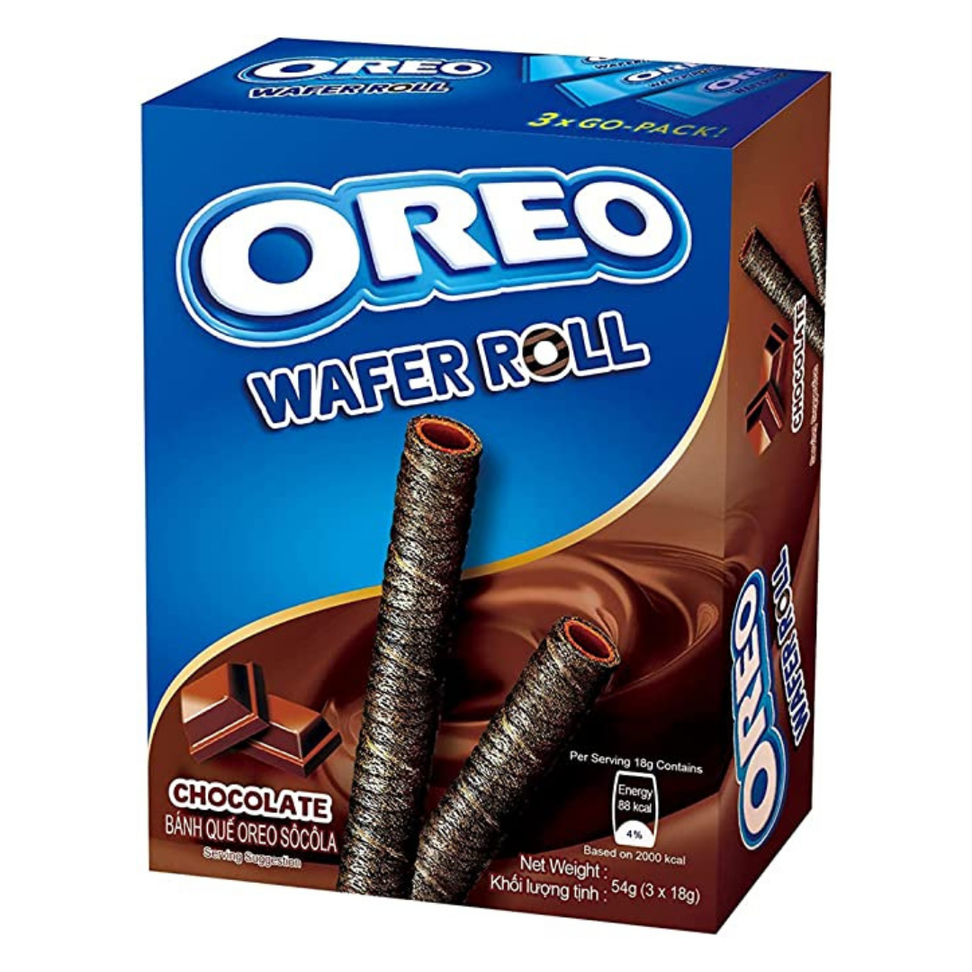 Oreo Wafer Roll Chocolate 20 x 54g – Planet Foods